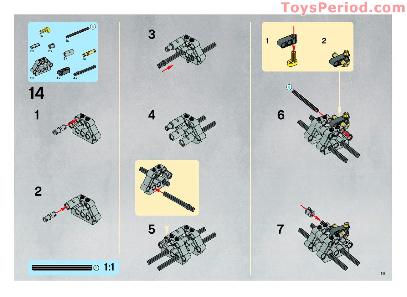 LEGO 10195 Republic Dropship with AT-OT Instructions and Parts List
