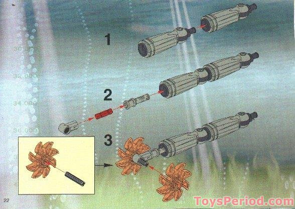 LEGO 4793 Ogel Shark Sub Instructions and Parts List