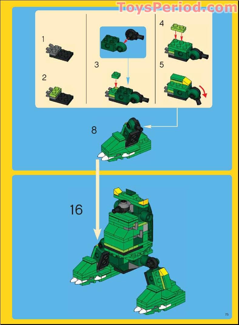 LEGO 4894 Mythical Creatures Instructions and Parts List