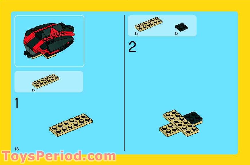 LEGO 4994 Fierce Creatures Instructions and Parts List