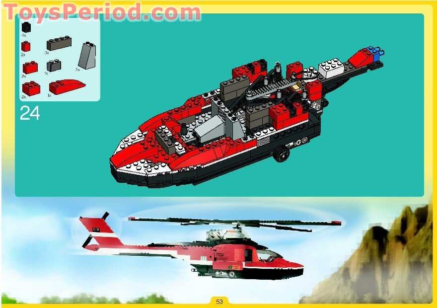 LEGO 4403 Air Blazers Instructions and Parts List