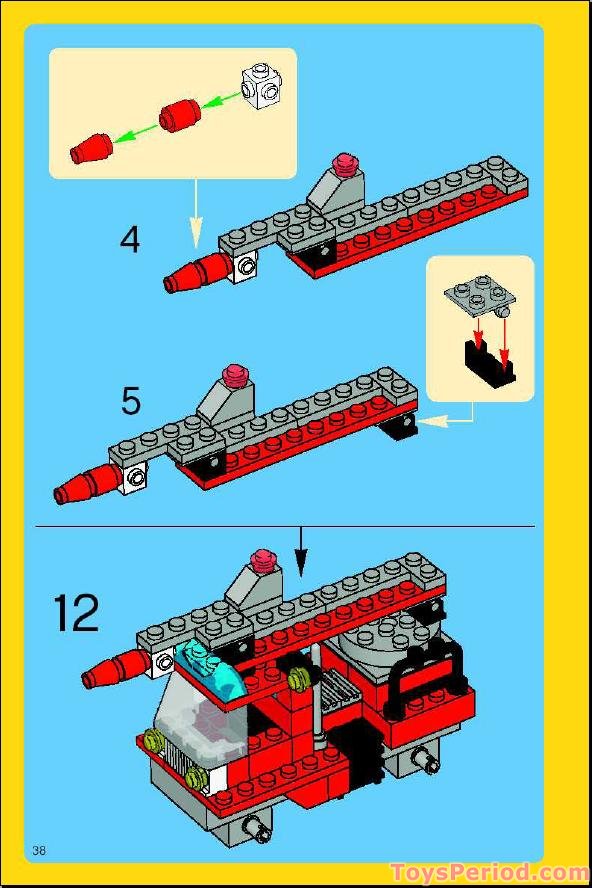 LEGO 5483 Ready, Steady, Build and Race Instructions and Parts List