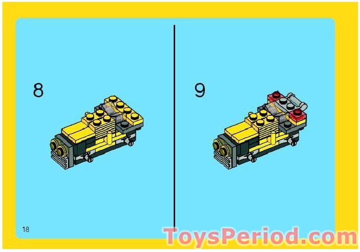 LEGO 6742 Mini Jeep Instructions and Parts List