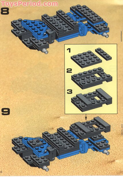 LEGO 6895 Spy-Trak I Instructions and Parts List