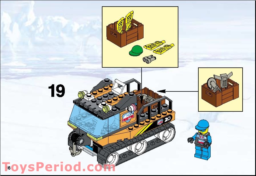 LEGO 6520 Mobile Outpost Instructions and Parts List