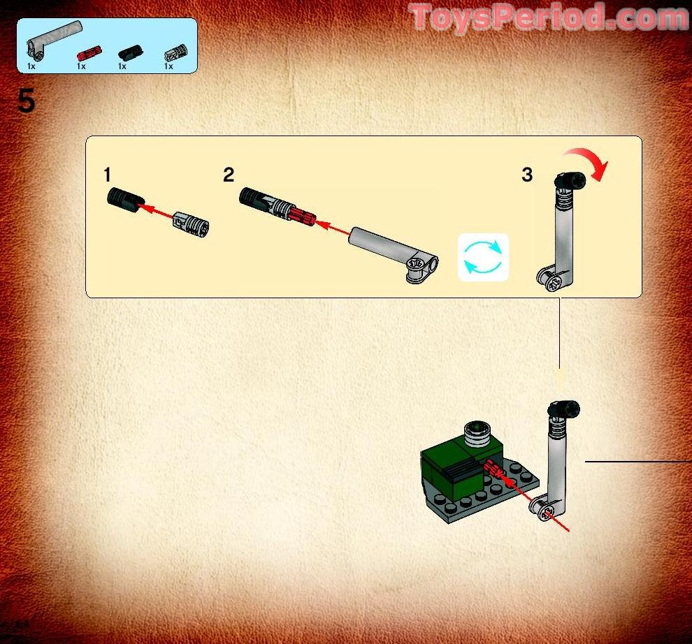 LEGO 7626 Jungle Cutter Instructions and Parts List