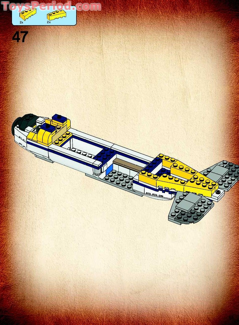 LEGO 7628 Peril in Peru Instructions and Parts List