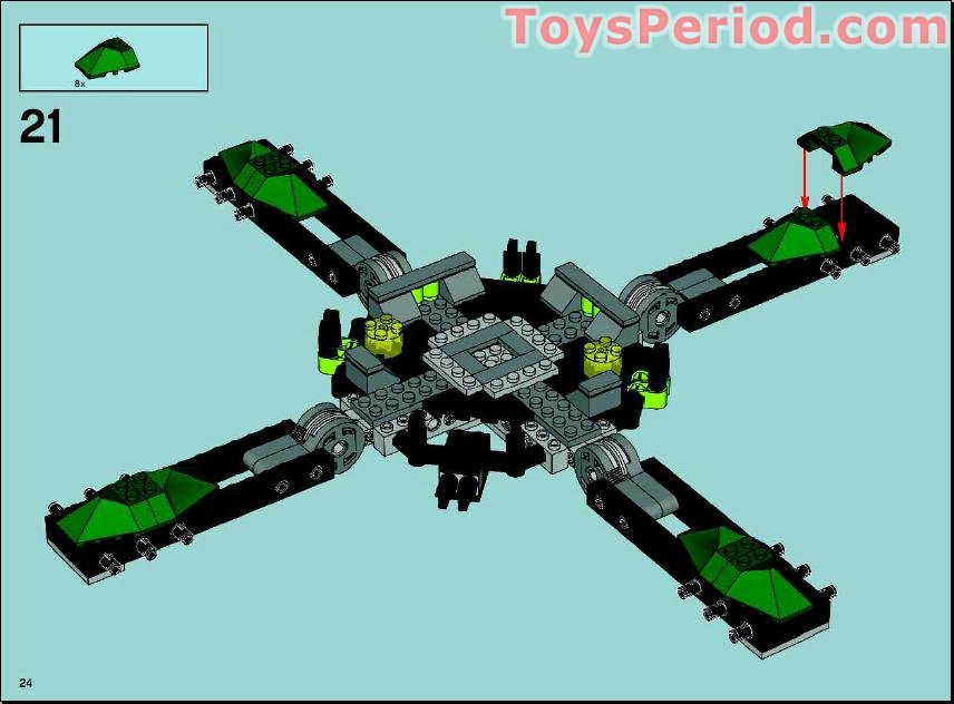 LEGO 7707 Striking Venom Instructions and Parts List