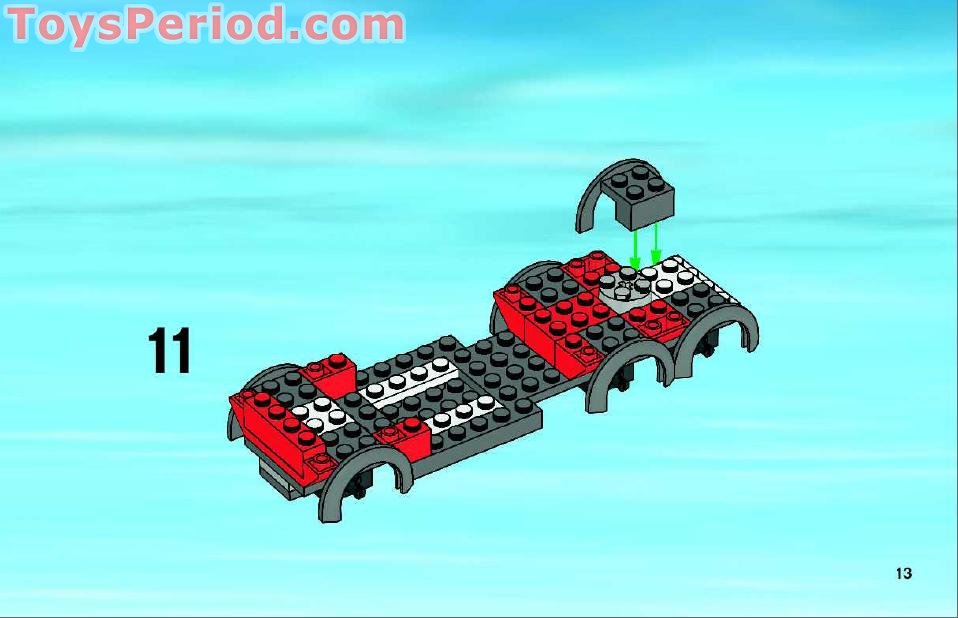 LEGO 7945 Fire Station Instructions and Parts List