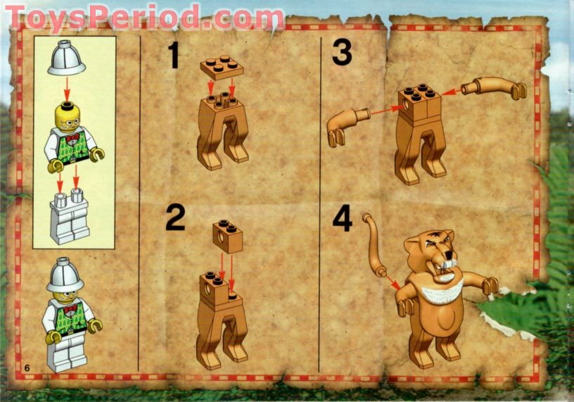 LEGO 7411 Tygurah's Roar Instructions and Parts List