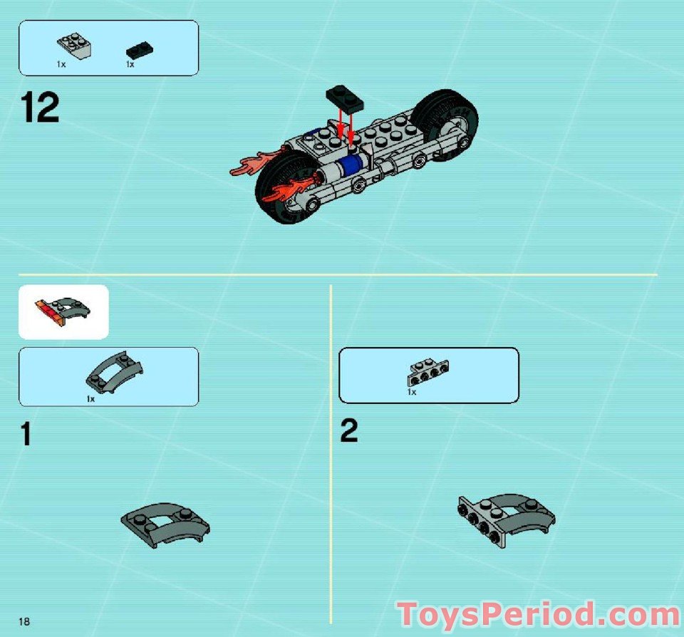 LEGO 8632 Mission 2: Swamp Raid Instructions and Parts List