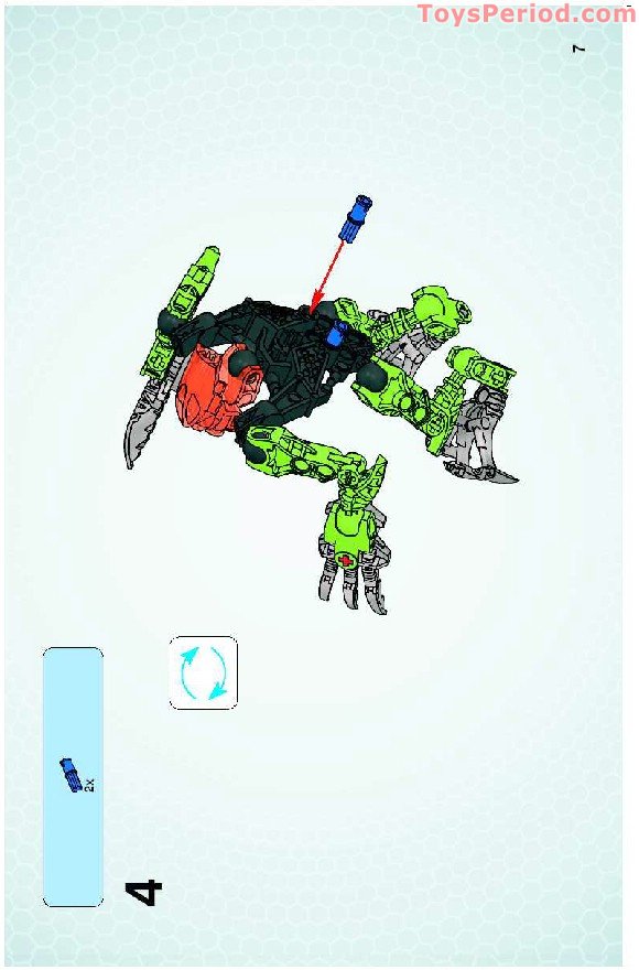 LEGO 8952 Mutran and Vican Instructions and Parts List