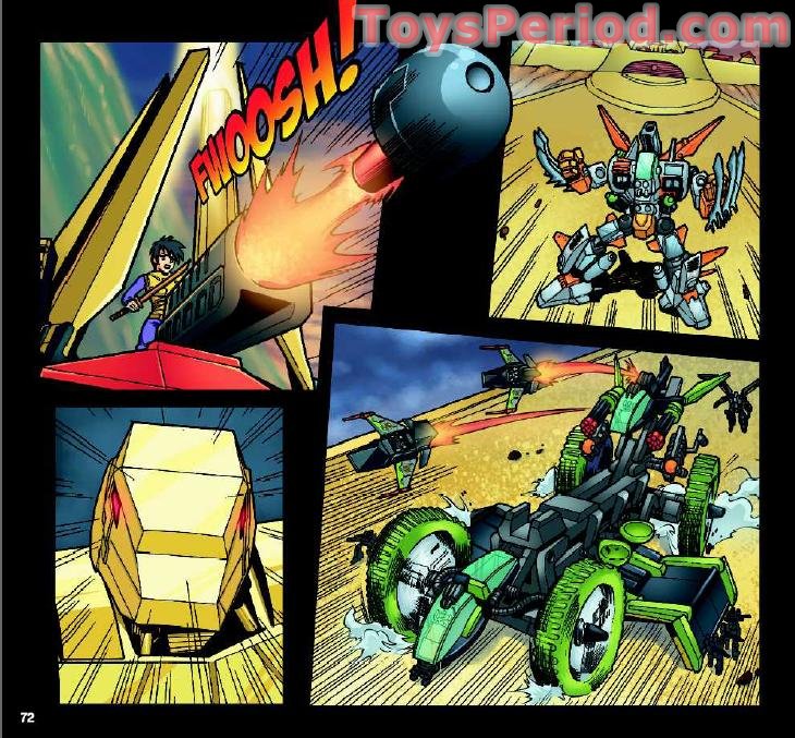 LEGO 8106 Aero Booster Instructions and Parts List