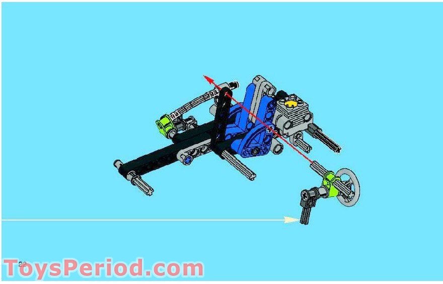 LEGO 8256 Super Kart Instructions and Parts List