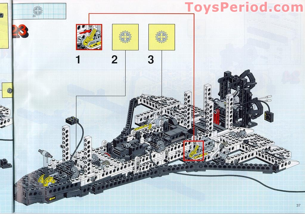 LEGO 8480 Space Shuttle Instructions and Parts List