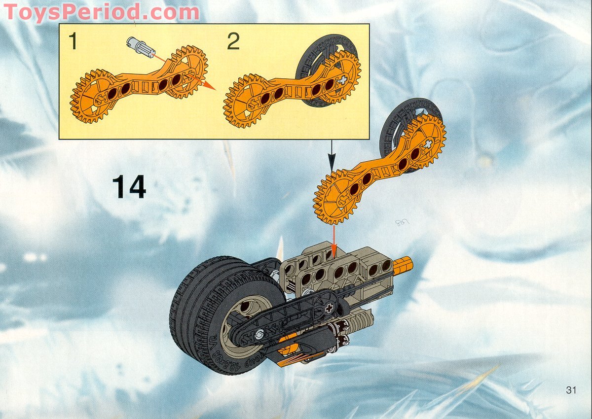 LEGO 8516 The Boss Instructions and Parts List