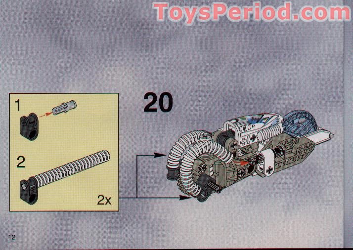 LEGO 8511 Frost Instructions and Parts List