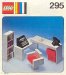 LEGO 295 Secretary's Desk Instructions and Parts List