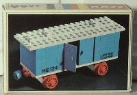 LEGO 124 Goods Wagon Instructions and Parts List