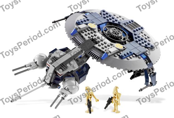 LEGO 7678 Droid Gunship Instructions and Parts List