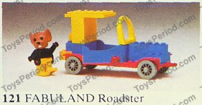 LEGO 121 Roadster Instructions and Parts List