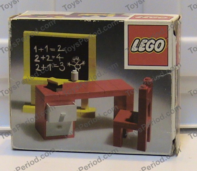 LEGO 291 Blackboard and School Desk Instructions and Parts List