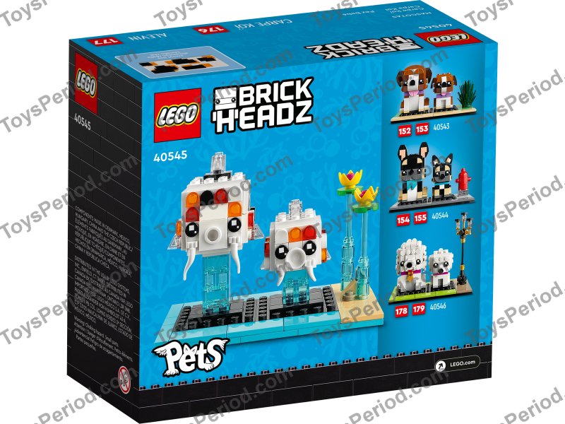 LEGO 40545 Koi Fish Set Parts List