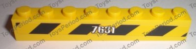 LEGO Sets with Part 3008pb106R Brick 1 x 8 with White '7631' and Black ...
