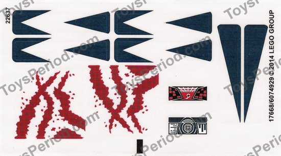 LEGO Sets with Part 76019stk01 Sticker Sheet for Set 76019 - (17668/ ...