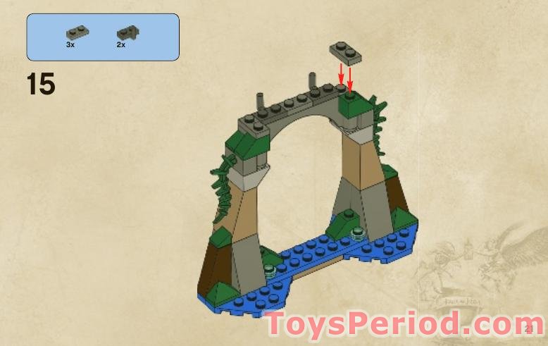 LEGO 4192 Fountain of Youth Instructions and Parts List