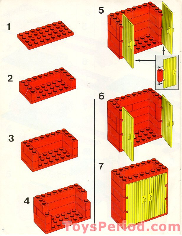 LEGO 547 Basic Building Set Instructions and Parts List