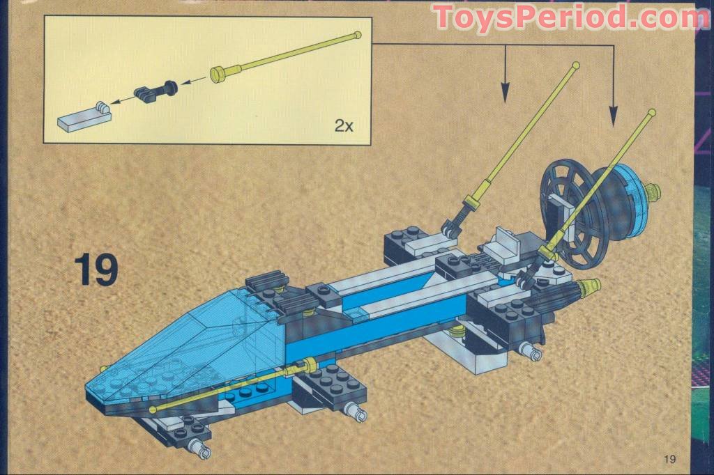 LEGO 1787 Crater Cruiser Instructions and Parts List