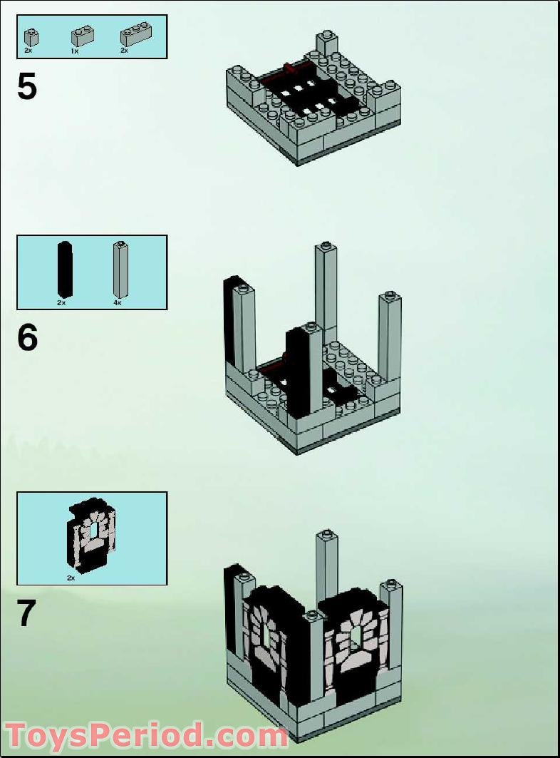 LEGO 10176 Royal King's Castle Instructions and Parts List