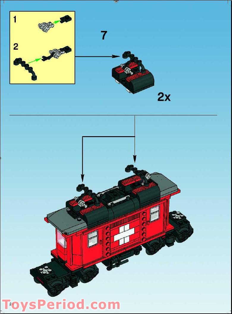 LEGO 10183 Hobby Train Set Instructions and Parts List