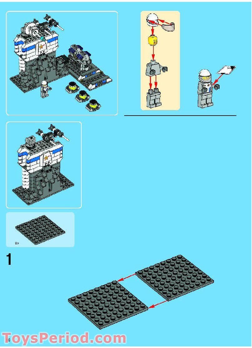 LEGO 10191 Star Justice Instructions and Parts List