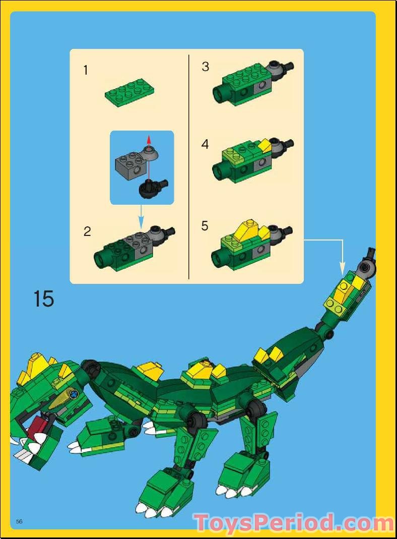 LEGO 4894 Mythical Creatures Instructions and Parts List