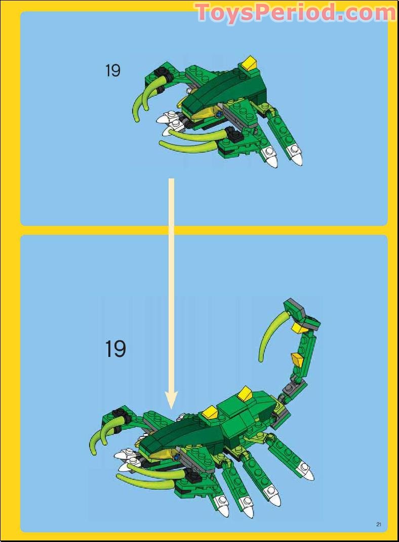 LEGO 4894 Mythical Creatures Instructions and Parts List