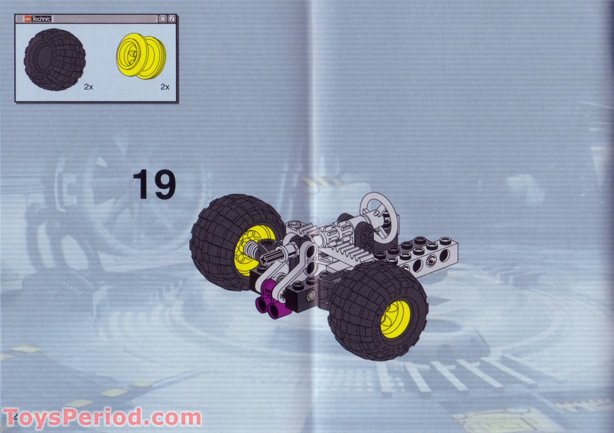 LEGO 5222 Chassis Pack Instructions and Parts List