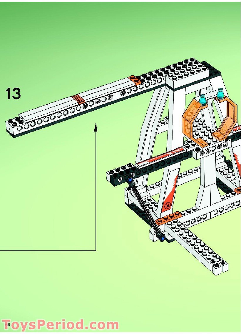 LEGO 7690 MB-01 Eagle Command Base Instructions and Parts List