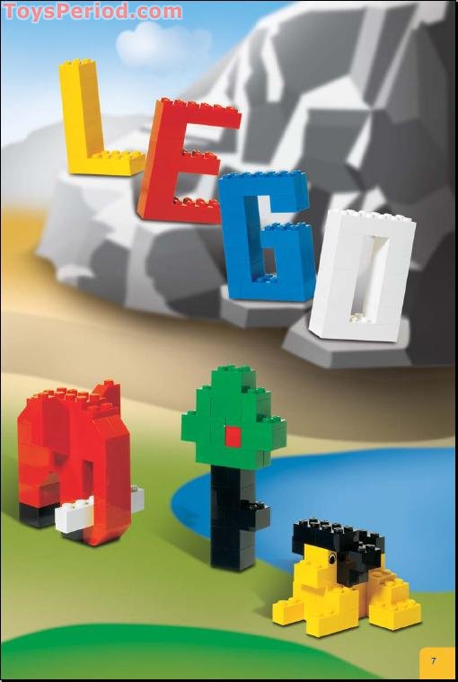 LEGO 7793 LEGO Standard Starter Set Instructions and Parts List