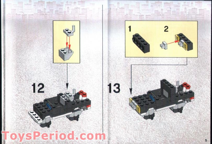 LEGO 7032 Highway Patrol and Undercover Van Instructions and Parts List