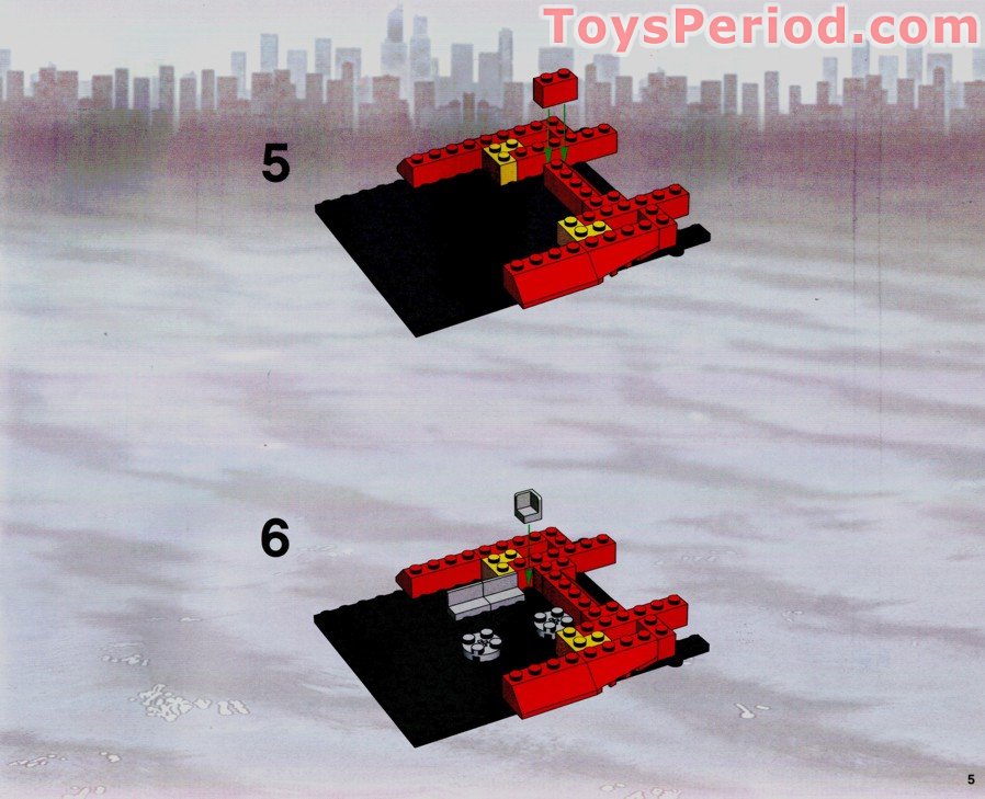 LEGO 7046 Fire Command Craft Set Parts Inventory and Instructions ...