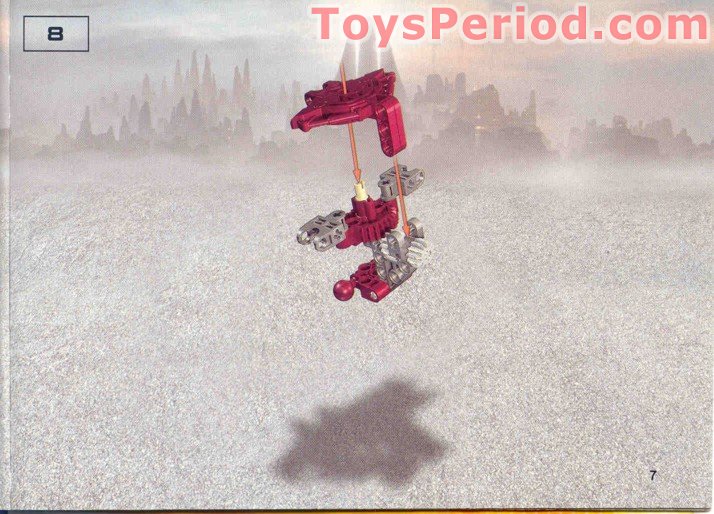 LEGO 8614-1 Vahki Nuurakh Instructions and Parts List