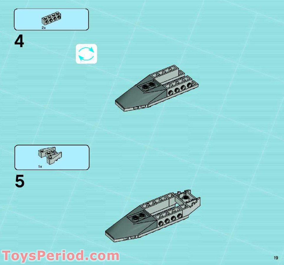 LEGO 8637 Mission 8: Volcano Base Instructions and Parts List
