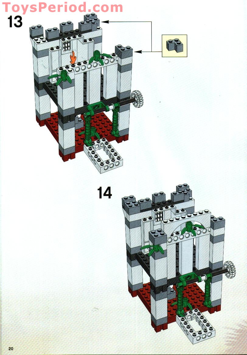 LEGO 8780 Citadel of Orlan Instructions and Parts List
