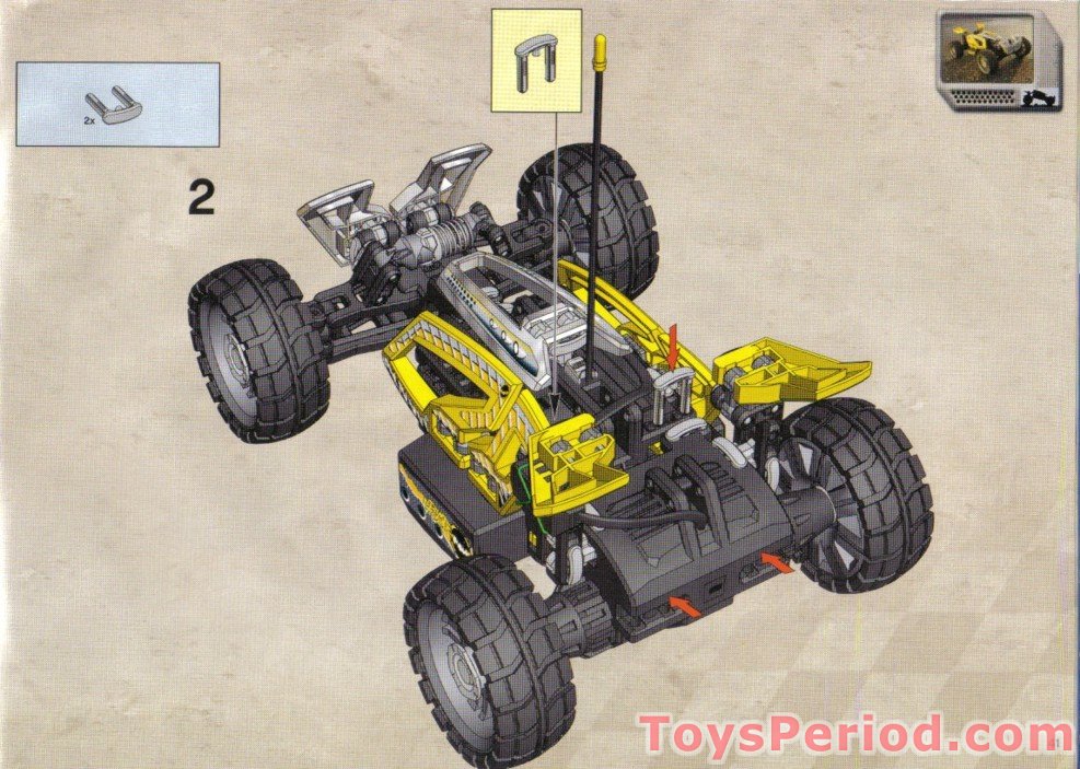 LEGO 8369-1 Dirt Crusher Rc Set Parts Inventory and Instructions - LEGO ...