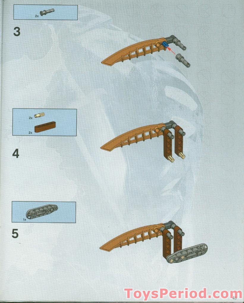 LEGO 8595 Takua and Pewku Instructions and Parts List
