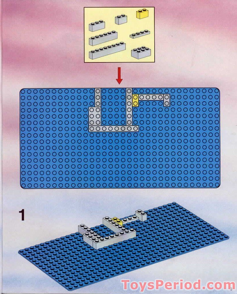 LEGO 6263 Imperial Outpost Instructions and Parts List