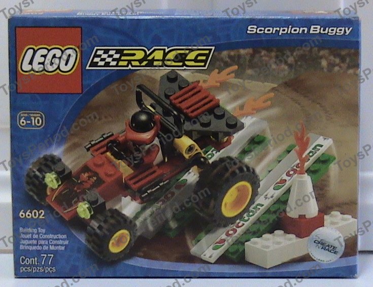 LEGO 6602-2 Scorpion Buggy Set Parts List