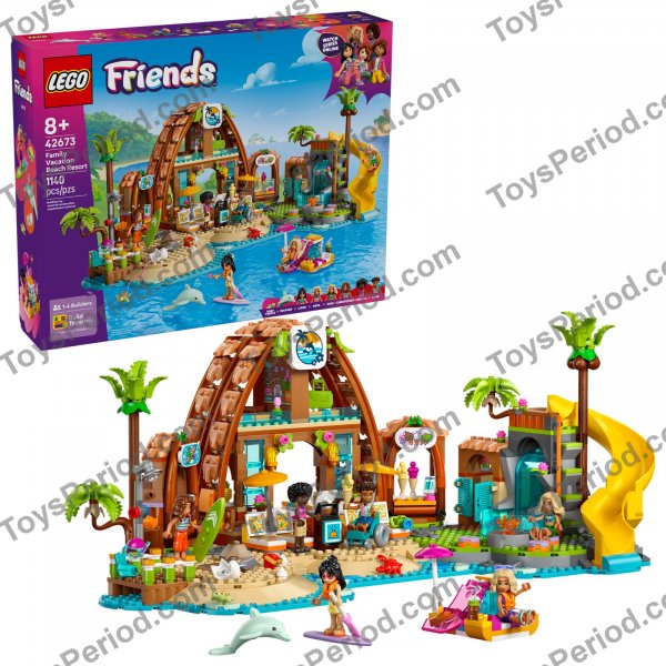 LEGO 42673 Family Vacation Beach Resort Set Parts List